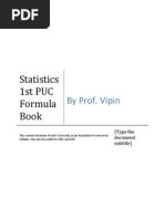 2nd Puc Statistics Textbook PDF | PDF