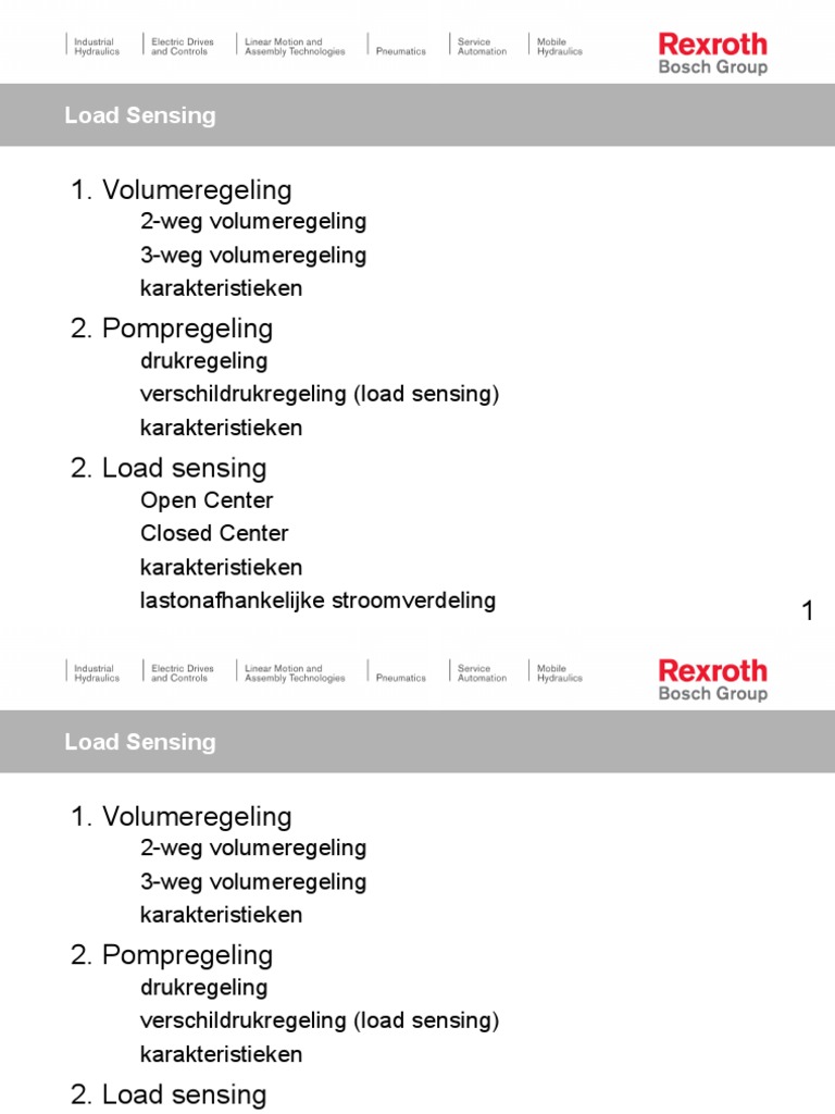 Load Sensing | PDF