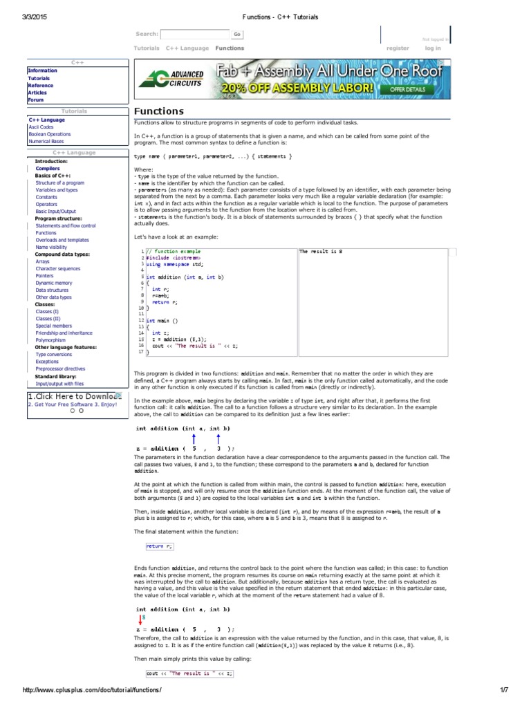 Documentation Of Data Function Pdf Parameter Computer Programming Subroutine 