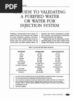 Purified Water System Validation Guide | PDF | Verification And ...