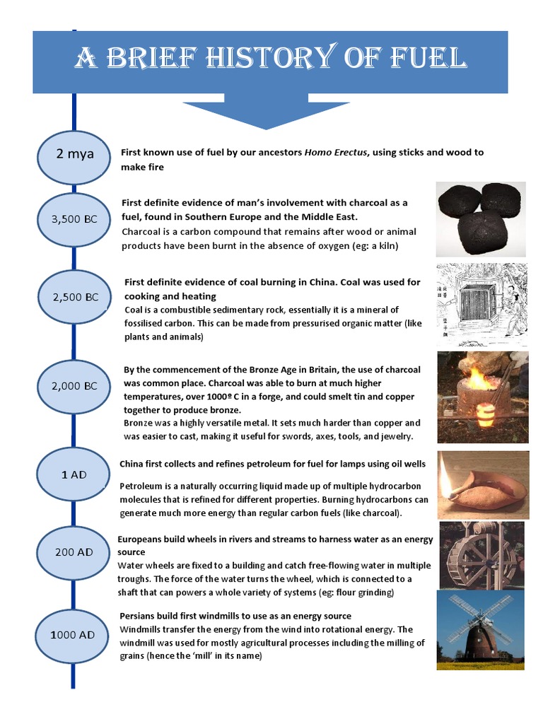 History of Fuel PDF | PDF | Fuels | Energy Development