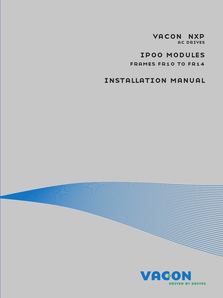 Vacon NXP IP00 Modules Installation Manual DPD0088 | PDF | Cable ...