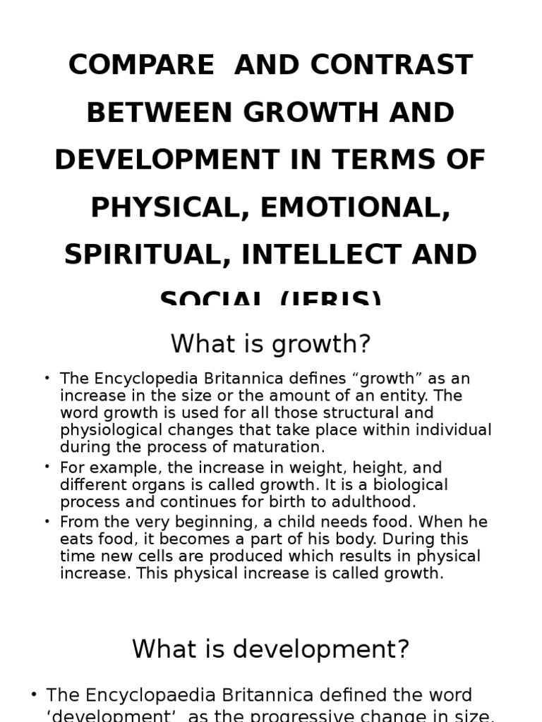 Growth and Development | PDF | Child Development | Relationships