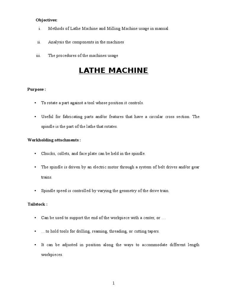 Bolt and Nut Lathe Machine | PDF | Machining | Metals