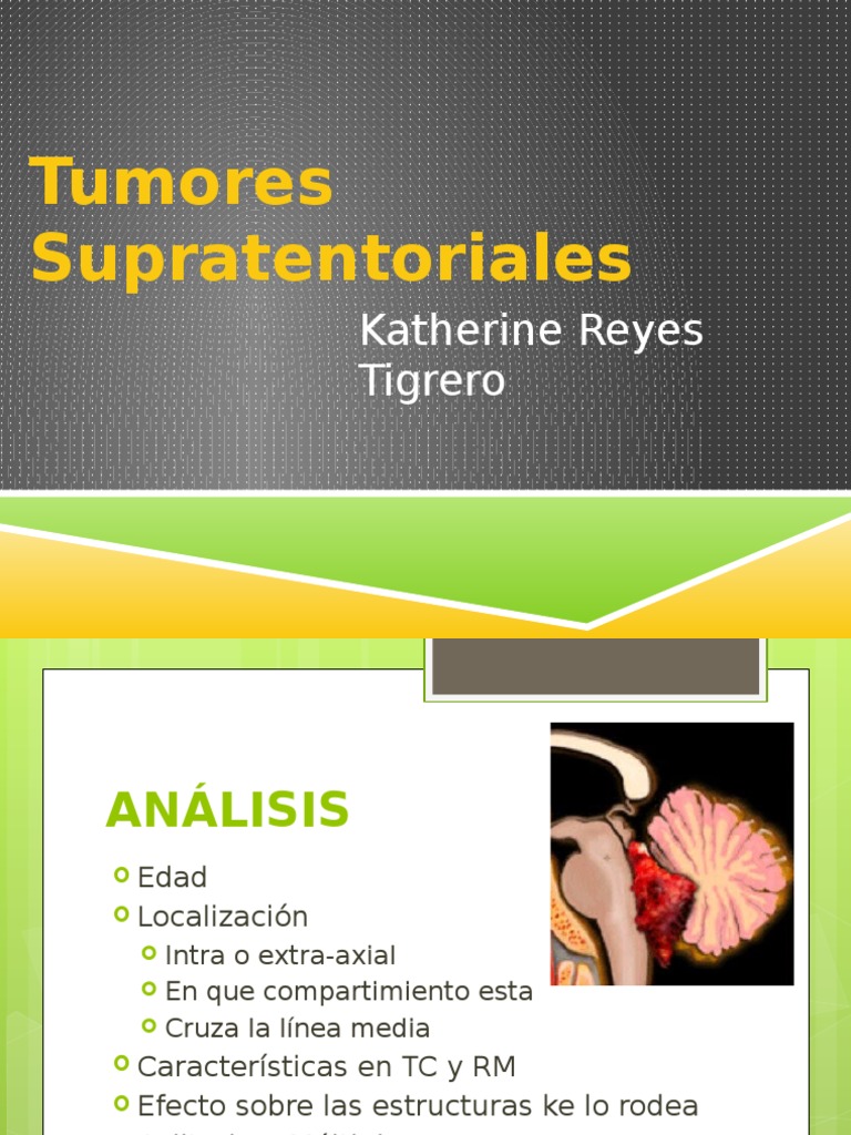 Tumores Supratentoriales | PDF