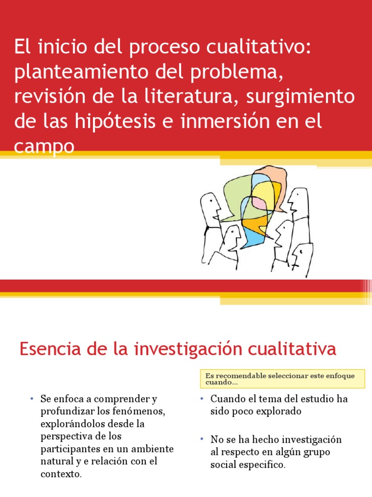 El Inicio Del Proceso Cualitativo | Investigación cualitativa | Conocimiento