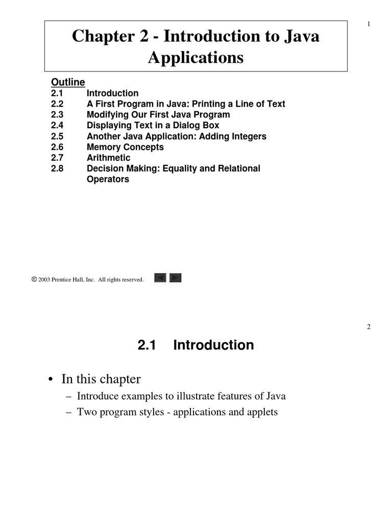 ch02 Introduction To Java | PDF | Business