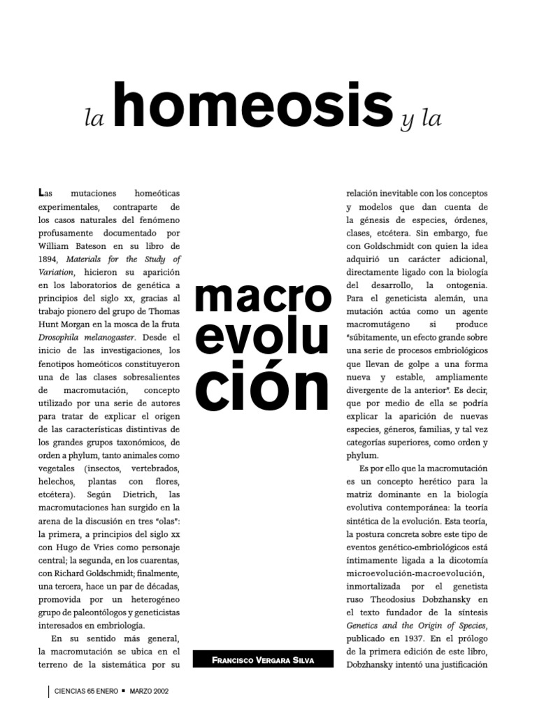 Macroevolucion PDF | PDF | Gene | Evolución