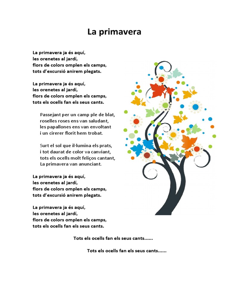 La Primavera Ja És Aquí | PDF
