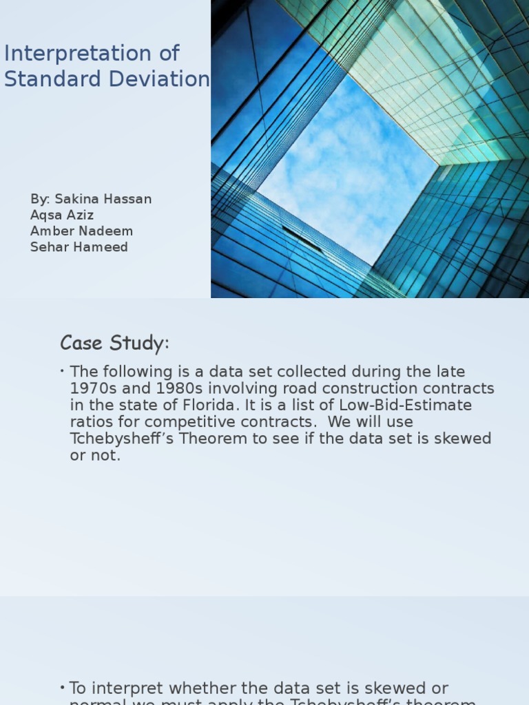 Interpretation of Standard Deviation | PDF | Normal Distribution ...