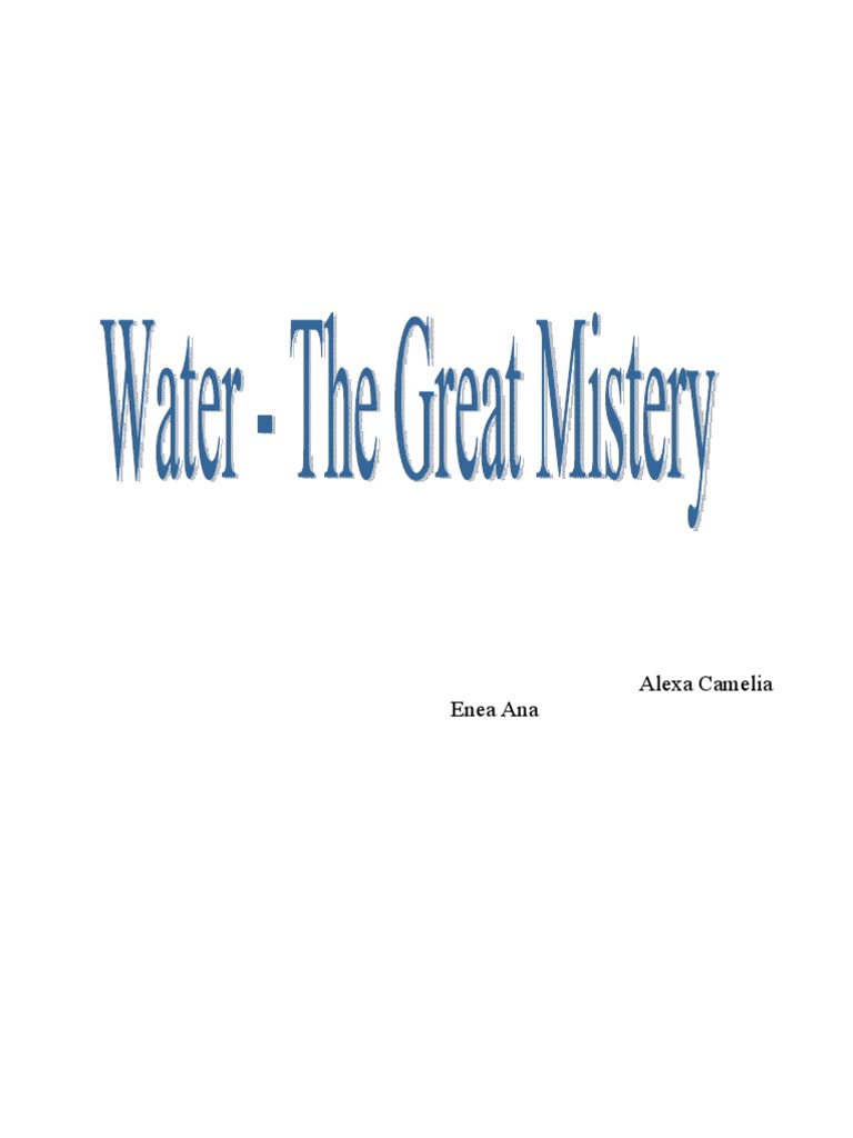 Water Memory | PDF | Nature | Chemistry