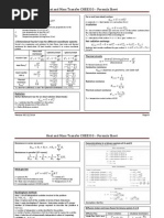 Thermodynamics Cheat Sheet | Heat | Mathematical Physics