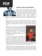 Biografía de Santa Anna | PDF | Guerra mexicano-estadounidense | México