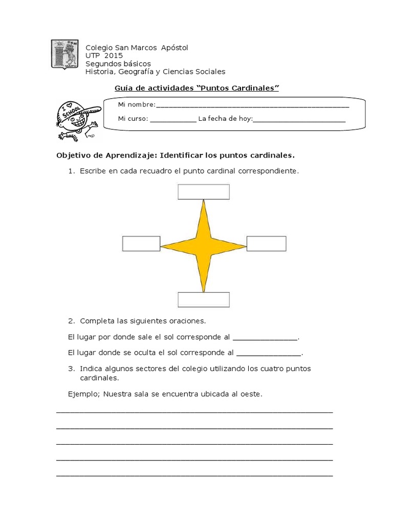Guia Puntos Cardinales | PDF