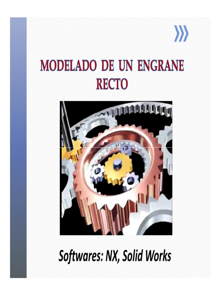 Modelado de Un Engrane Recto | PDF