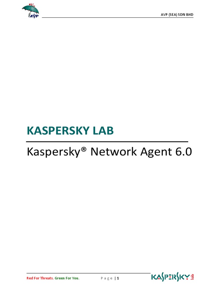 Kaspersky Network Agent Manual | PDF | Antivirus Software | Microsoft ...