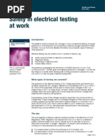 Electrical Test Equipment For Use by Electricians: Guidance Note GS38 ...