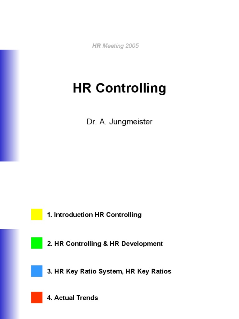 HR Controlling | PDF | Employment | Strategic Management