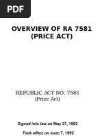 Price Act No. 7581: Price Manipulation Rules | PDF | Social Science