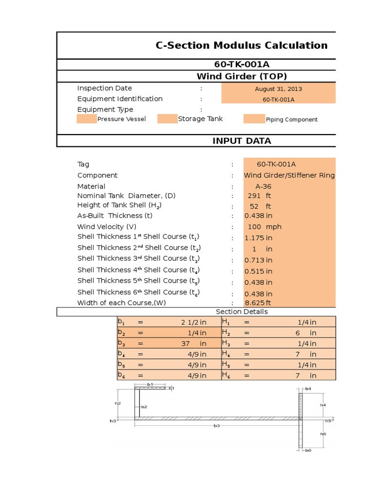 Section Modulus Calculation | Mechanics | Physical Quantities