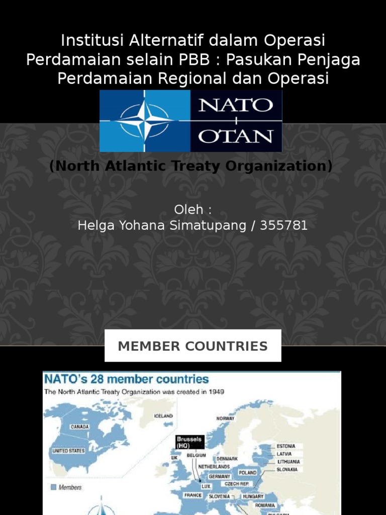 NATO's Role in Global Peace Operations | PDF | Nato | International ...