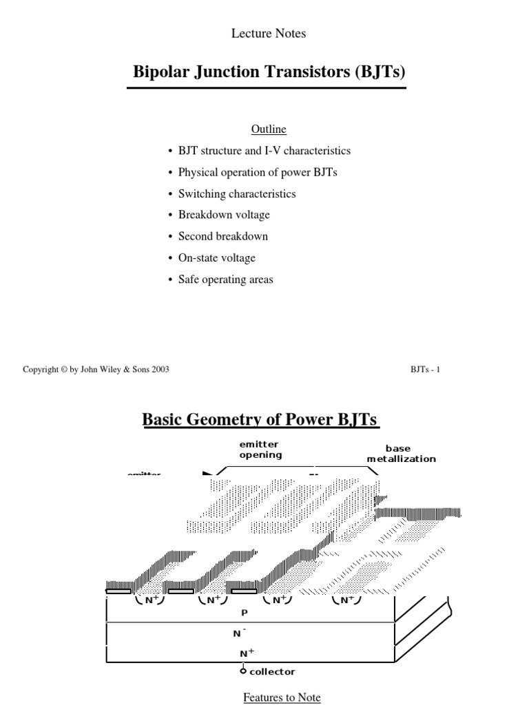 Power Electronics Ned Mohan Slides Ch21 | PDF | Bipolar Junction ...