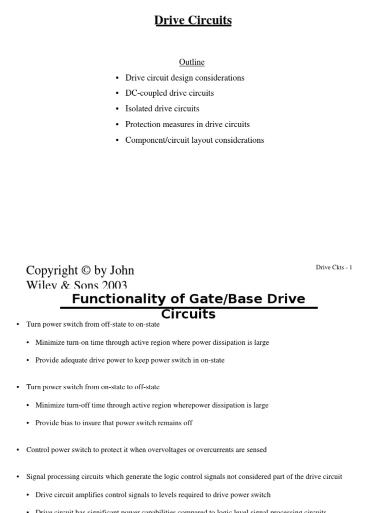 Power Electronics Ned Mohan Slides Ch28 | PDF | Bipolar Junction ...