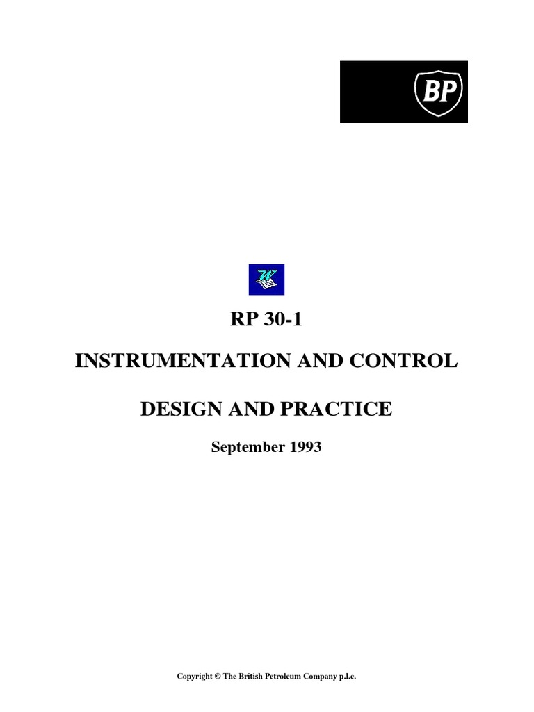 BP RP30-1 PDF | PDF | Instrumentation | Scada