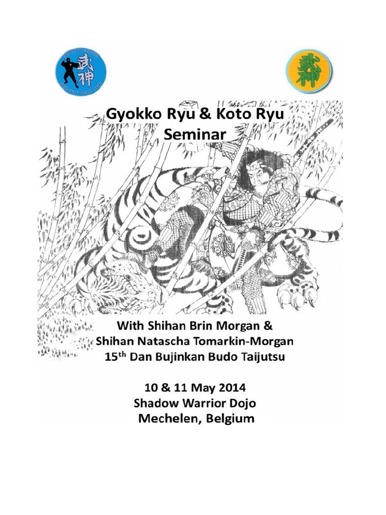 Gyokko Koto Ryu Seminar | PDF | Combat Sports | East Asian Martial Arts