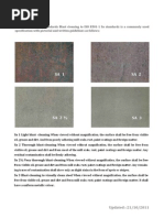 ISO 8501-3 P1, P2, P3 Grade Summary | PDF | Construction | Welding