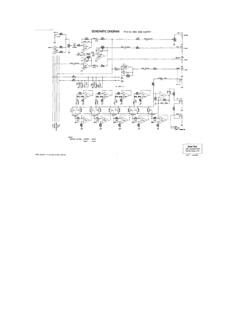 Soundtech 4150 6150 306d 308d Schematic | PDF