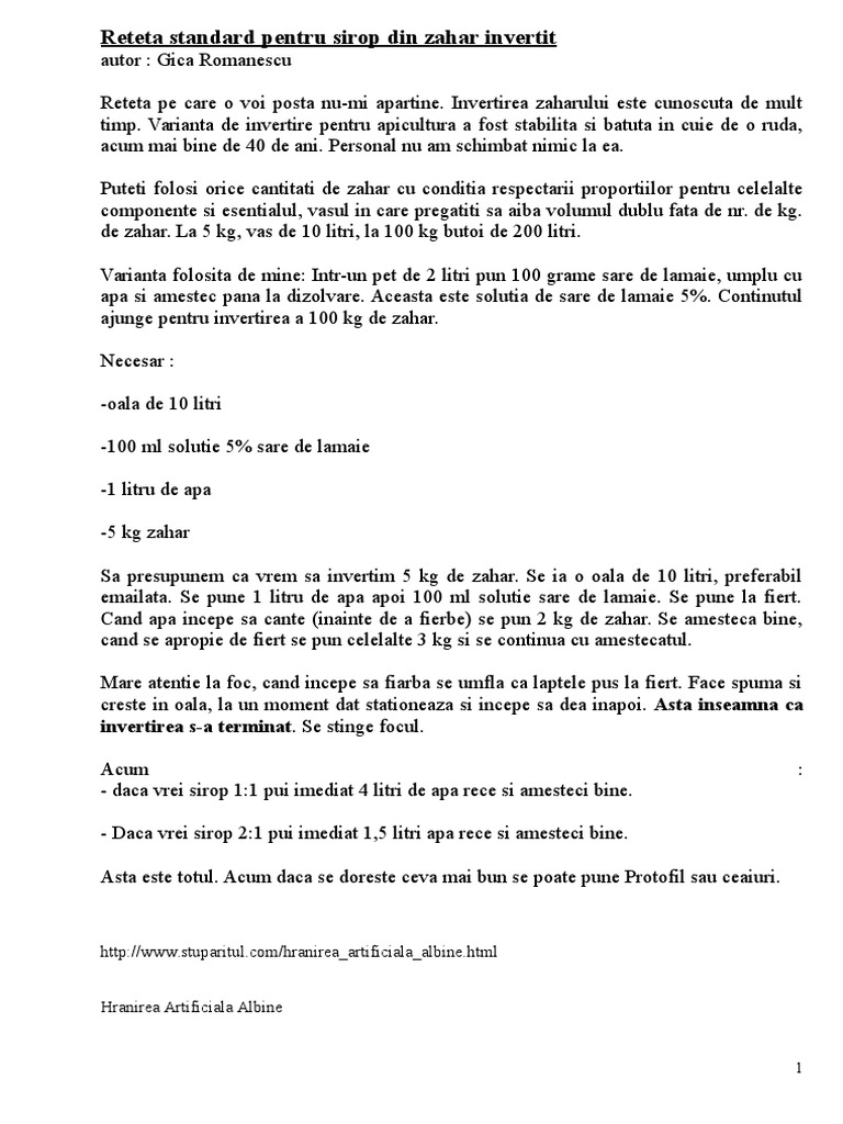 Hranirea Artificiala Albine | PDF