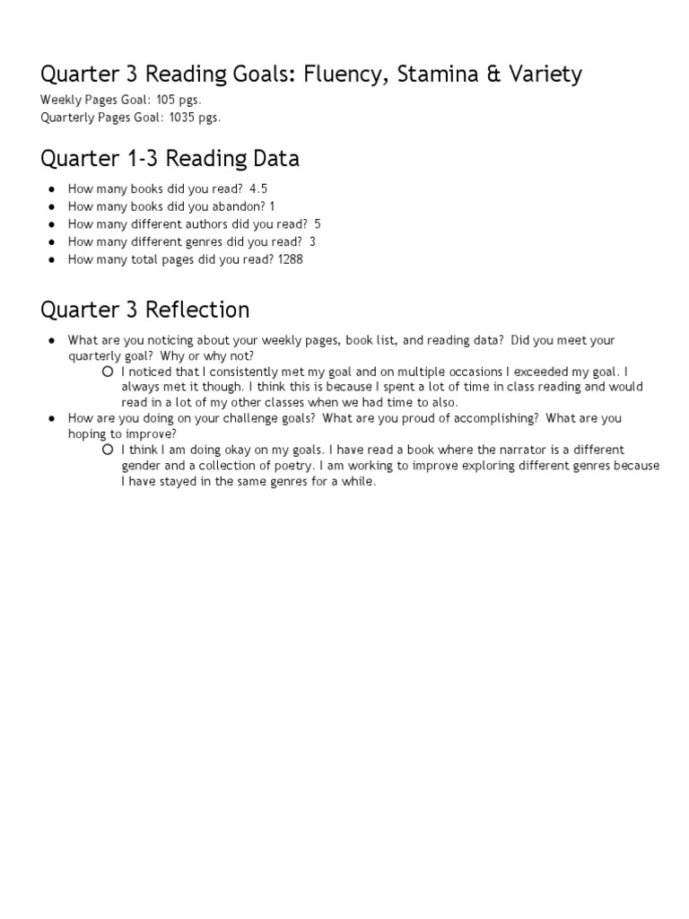 Quarter 3 Portfolio | PDF | Self-Improvement