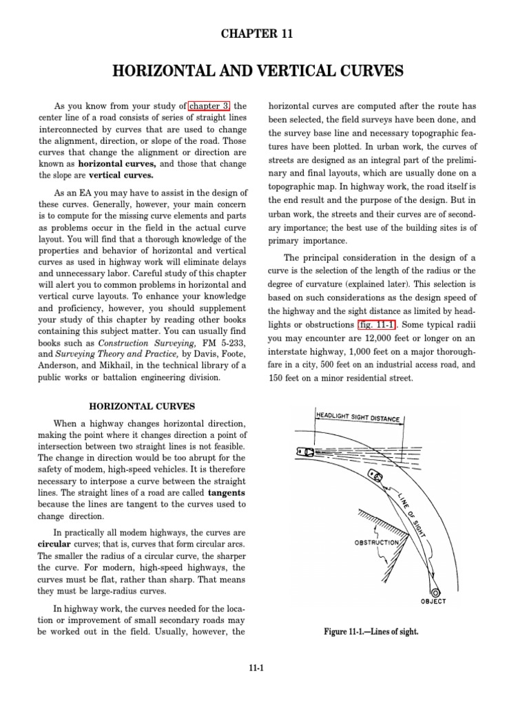 Horizontal Curves | PDF | Angle | Slope