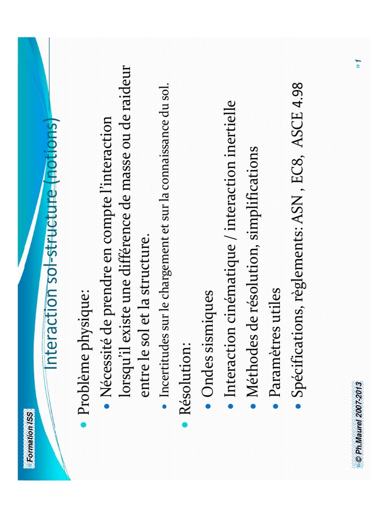Interaction Sol Structure | PDF | Sismologie | Fréquence