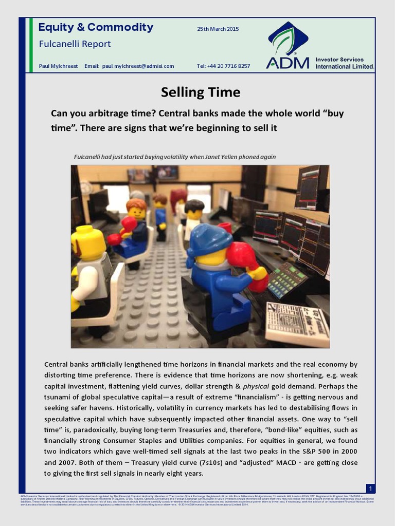 Selling Time | PDF | Yield Curve | Investing