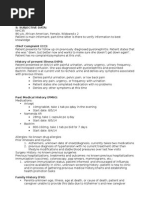 H and P Template | PDF | Physical Examination | Medical Diagnosis