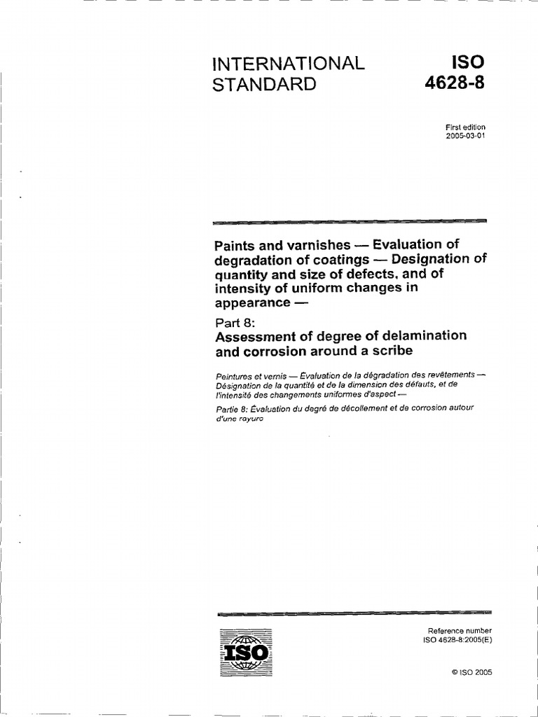 Iso-4628-8 (2005) | PDF