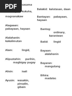 Filipino Dictionary & Thesaurus | PDF