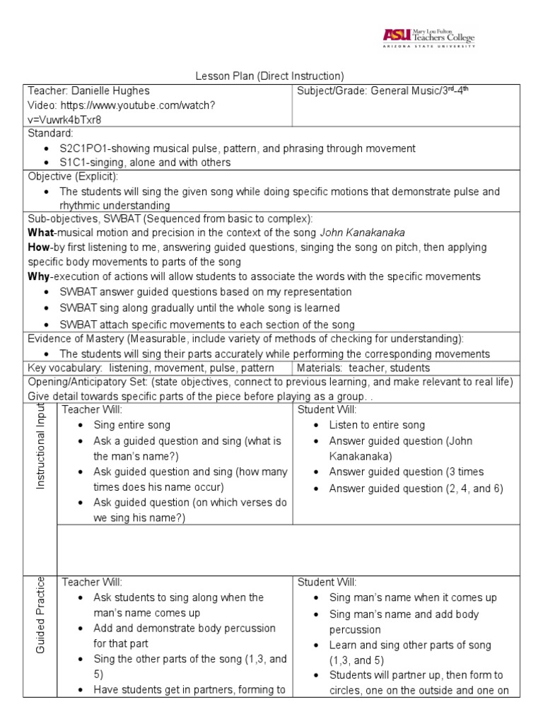 John Kanakanaka Lesson Plan Revised | PDF | Lesson Plan | Epistemology