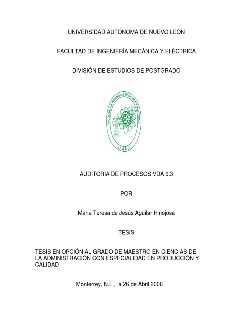 Manual de Vda 6.3 | PDF | Calidad (comercial) | Industrias