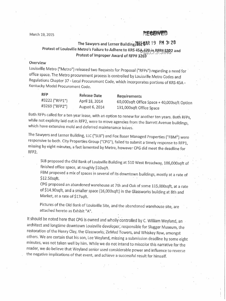 Protest Letter | PDF