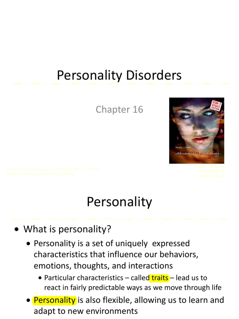 Understanding Personality Disorders | PDF | Personality Disorder ...