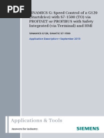 Sinamics Speed G120 Profinet | PDF | Parameter (Computer Programming) | Computer Engineering