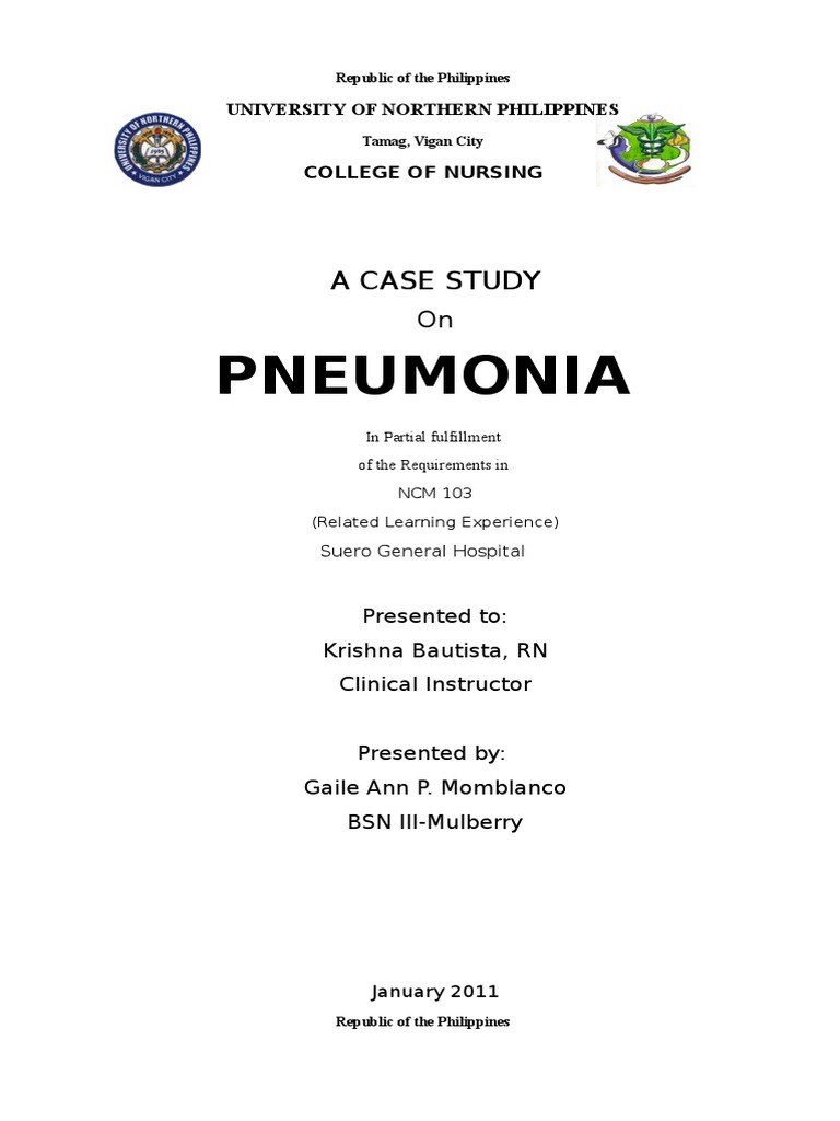Case Study - Pneumonia | Lung | Pneumonia