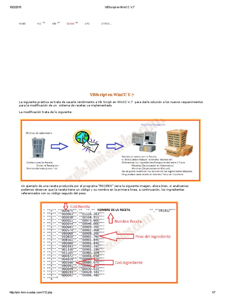 Manual de VBScript en WinCC V.7 | PDF | Estructura de datos de matriz ...