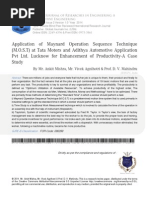 Maynard Operation Sequence Technique | PDF