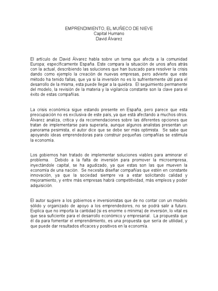 Ejemplo de Comentario Critico | PDF | España | Ciencias económicas Ejemplo de Comentario Critico | PDF | España | Ciencias económicas