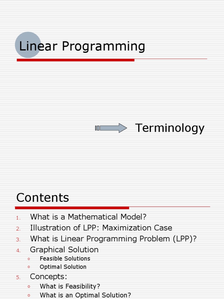 Linear Programming | PDF | Linear Programming | Mathematical Optimization