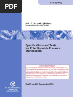 ISA Codes For Process Instrumentation | PDF | Classical Mechanics ...